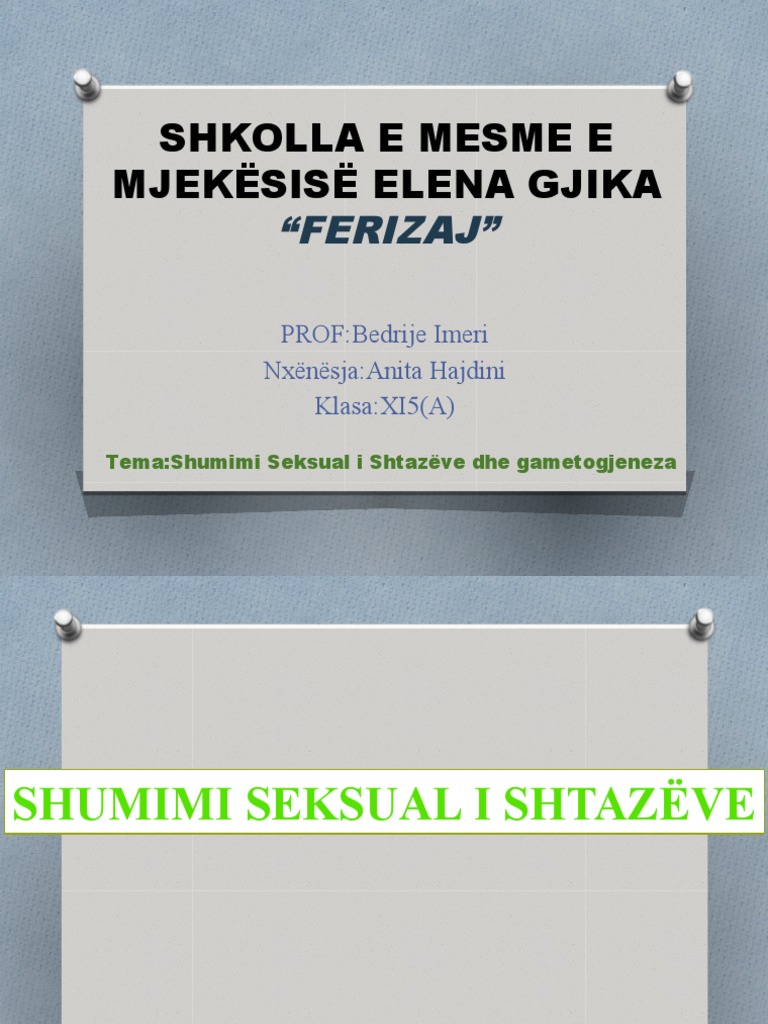 Shumimi Seksual I Shtazeve | PDF