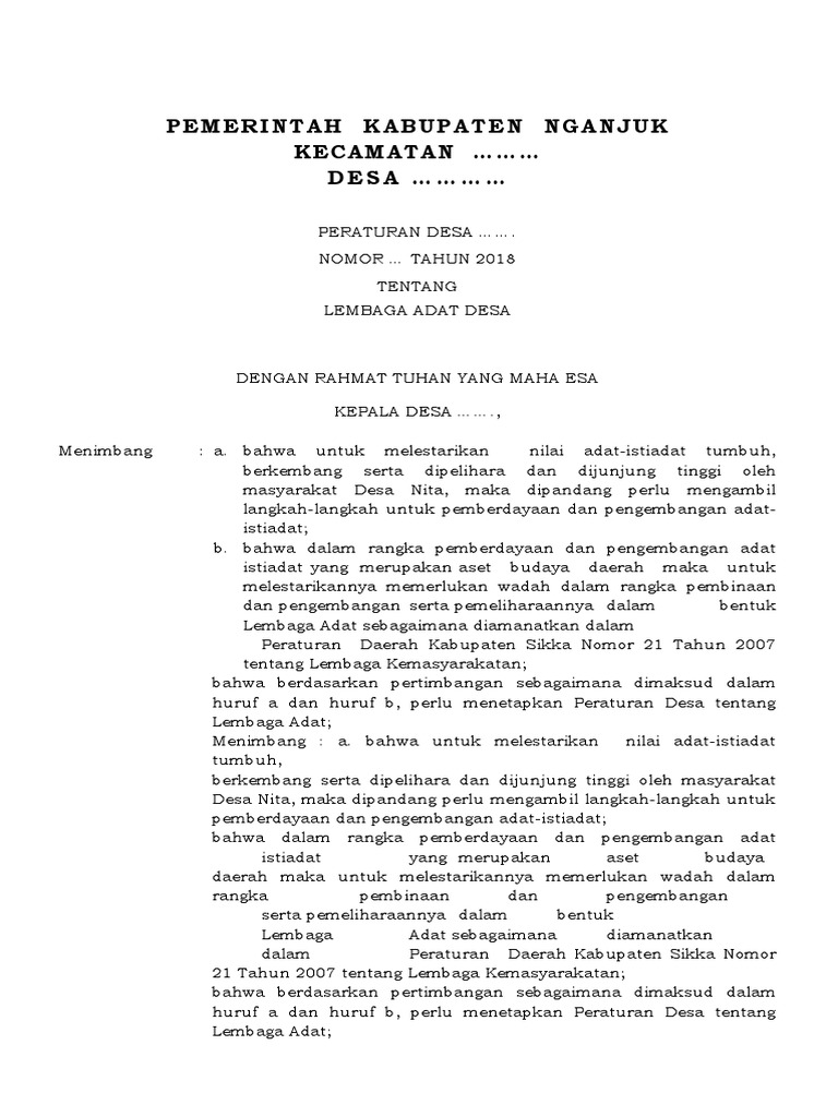 Draft Perdes LAD | PDF