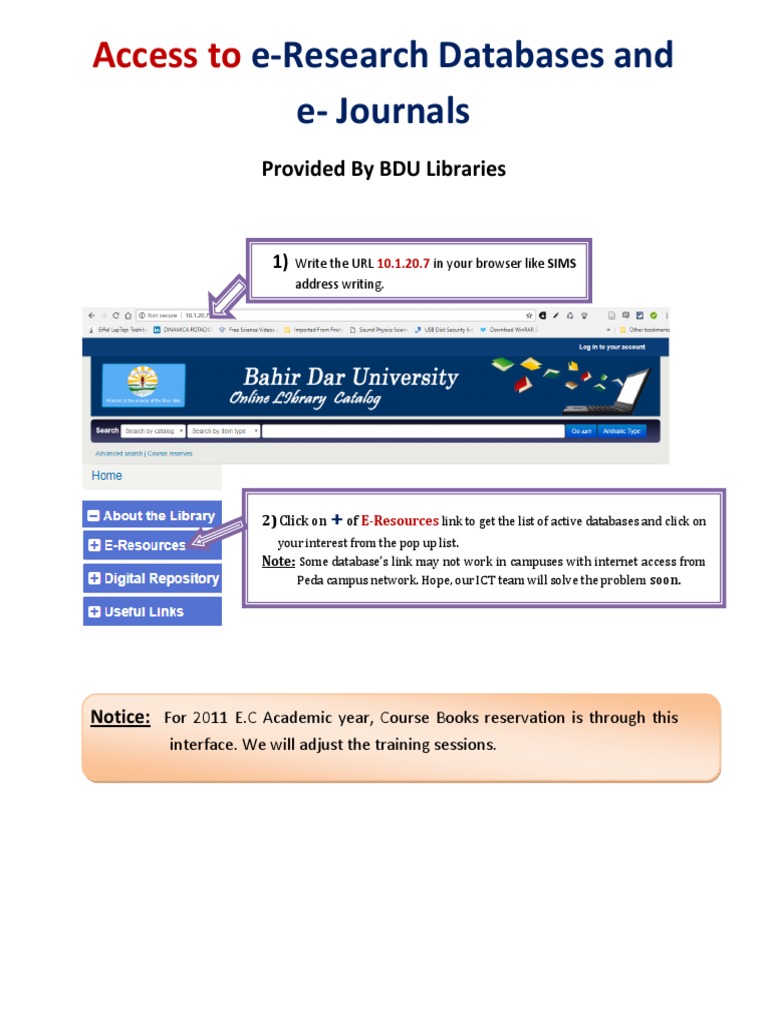 Access To e Resources | PDF