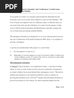 R. v Cunningham Case Summary | PDF | Mens Rea | Criminal Law