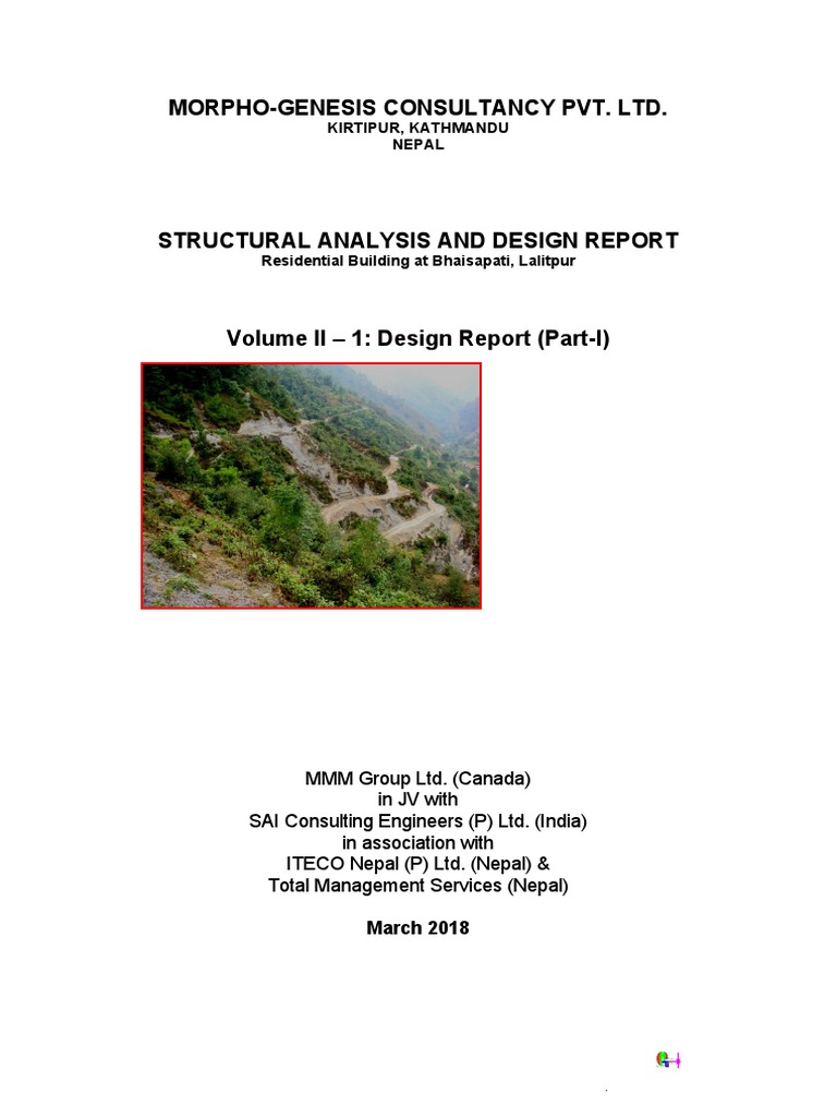 Hetauda Structural Design Report | PDF | Road | Surveying