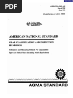 List of Gear Standards - Agma | PDF | Technology & Engineering | Computers