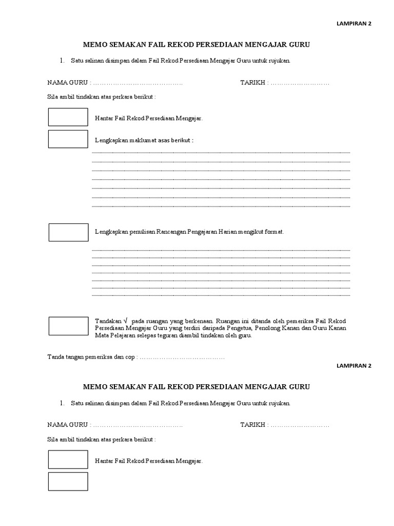 Borang - MaklumatAsas & Memo Utk Mentee | PDF