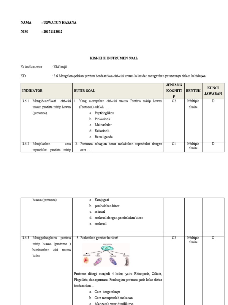 Instrumen Soal | PDF