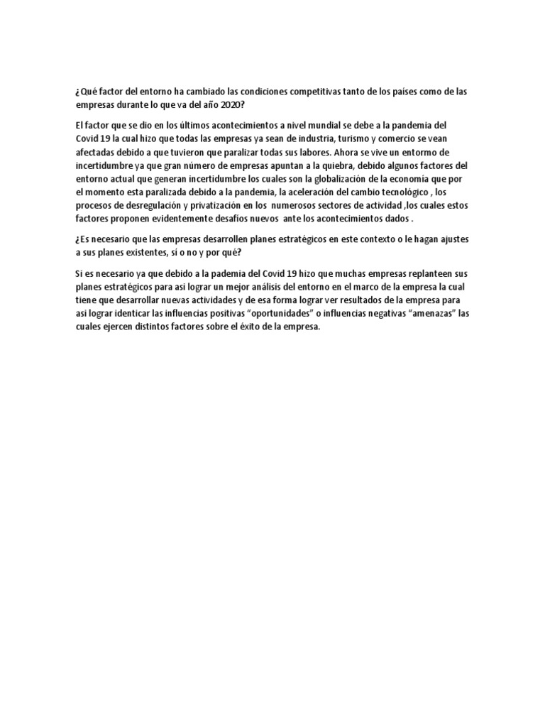 Factor Del Entorno Inmediato | PDF