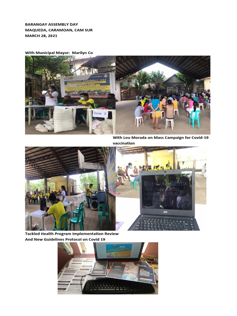 Barangay Assembly Day | PDF | Social Science