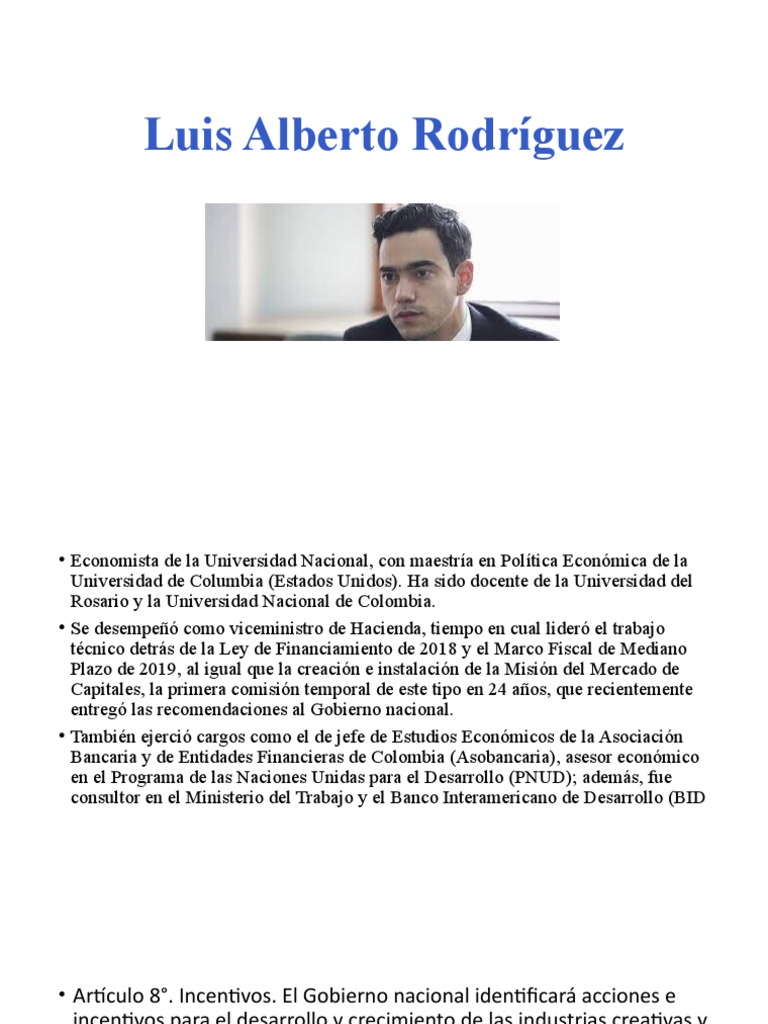 Luis Alberto Rodríguez | PDF