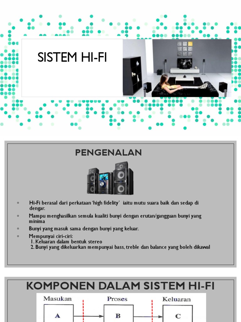 Sistem Hi-Fi | PDF