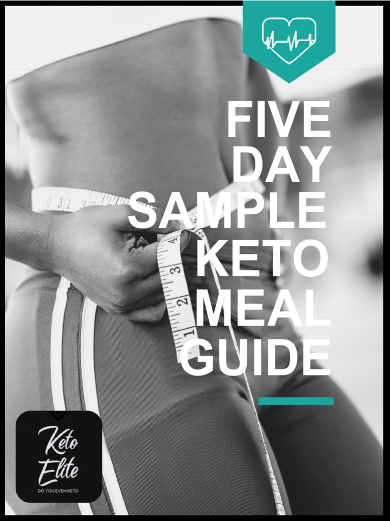 Five DAY Sample Guide: Keto Meal | PDF | Lunch | Ketogenic Diet