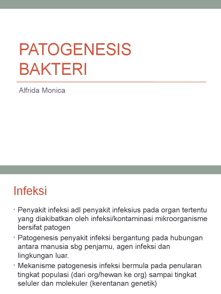 Patogenesis Infeksi | PDF