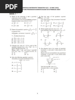 Maths Form 4 Paper 1 | PDF