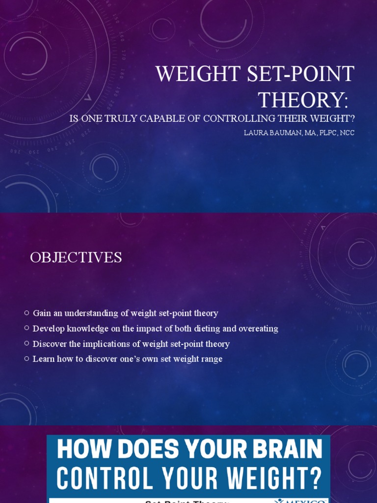 Weight Set-Point Theory Presentation - Laura Bauman | PDF | Dieting ...