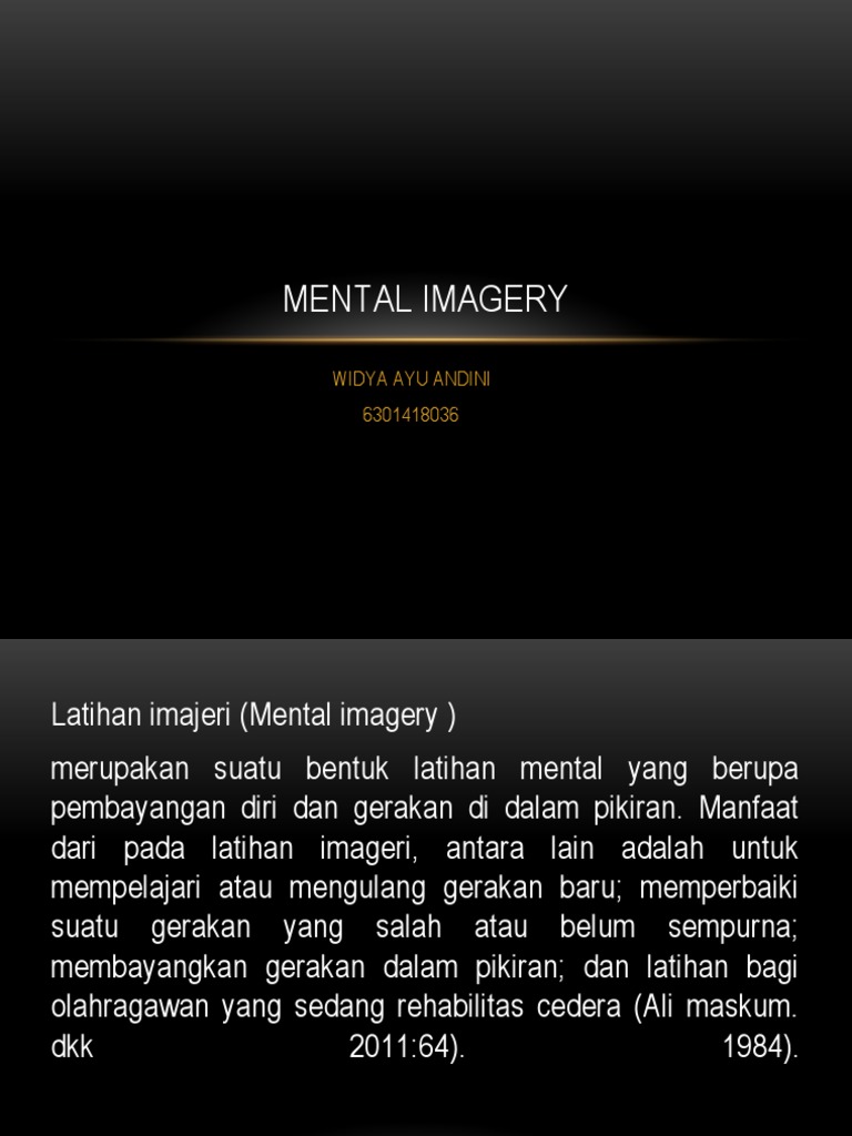 Imagery Training | PDF