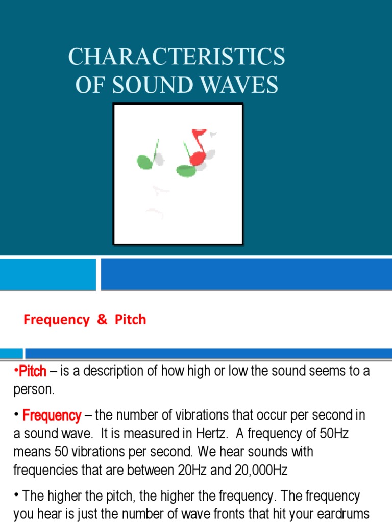 Characteristics of Sound Waves Explained | PDF | Sound | Frequency