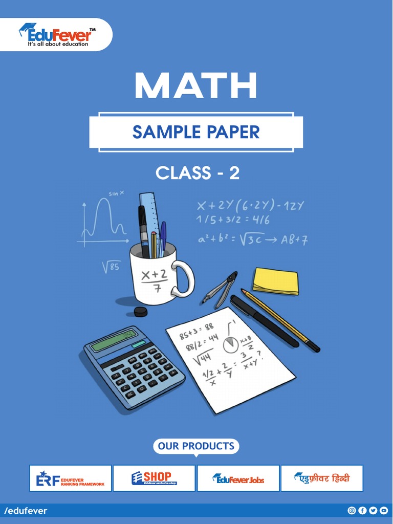 Class 2 Math Sample Paper 1 | PDF
