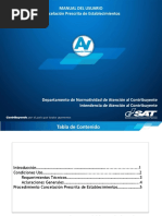 Cese de Actividades SAT: Guía Virtual | PDF