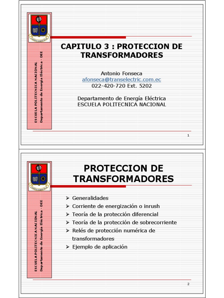 Capitulo 3 Transformadores | PDF | Transformador | Electricidad