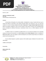 Excuse Letter Intrams | PDF