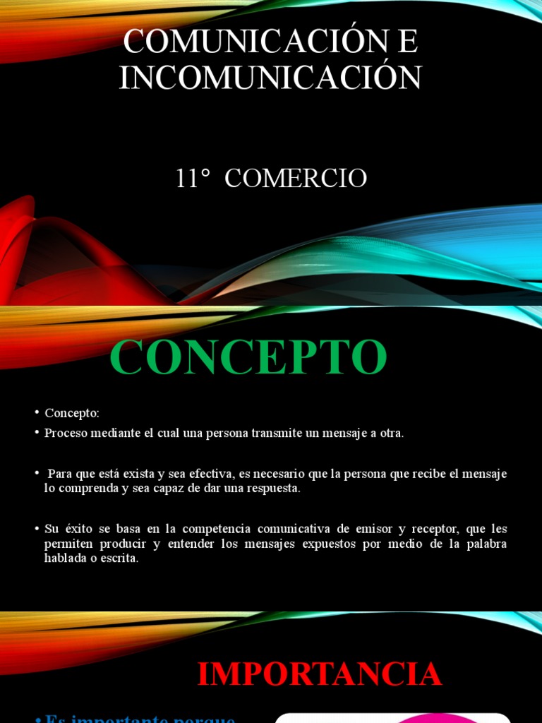 Comunicación e Incomunicación | PDF | Comunicación | Conceptos psicologicos