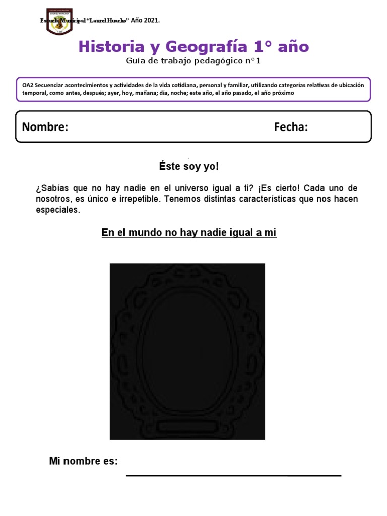 Envío 1_Yo me identifico | PDF