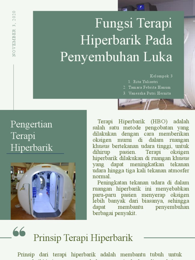 Fungsi Terapi Hbo Pada Luka | PDF