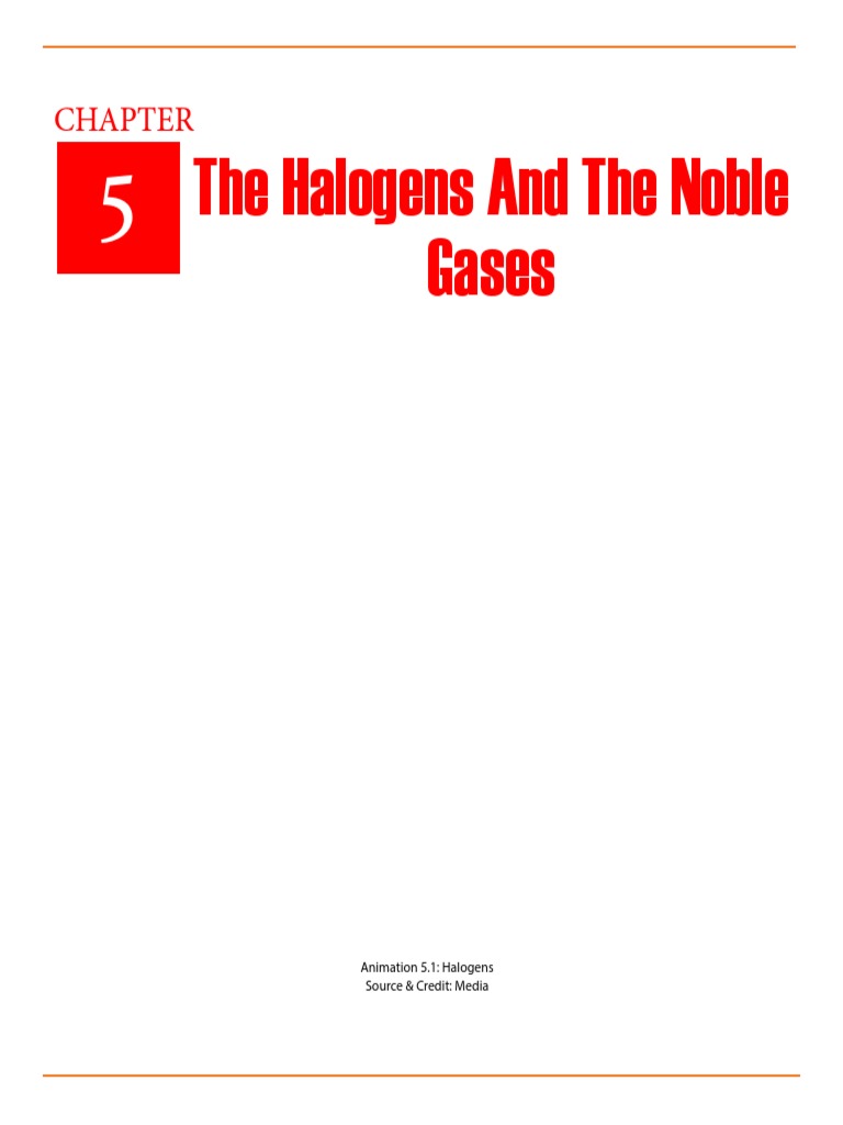 Chemistry Chapter 5 | Download Free PDF | Chlorine | Iodine