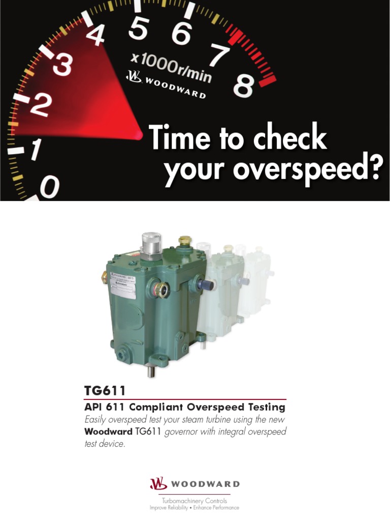 Your Overspeed? Time To Check: API 611 Compliant Overspeed Testing | PDF
