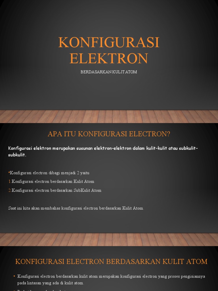 Konfigurasi Elektron Berdasarkan Kulit Atom | PDF