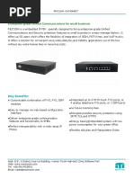 Datasheet Mitel EX Controller EN | PDF | I Pv6 | Quality Of Service