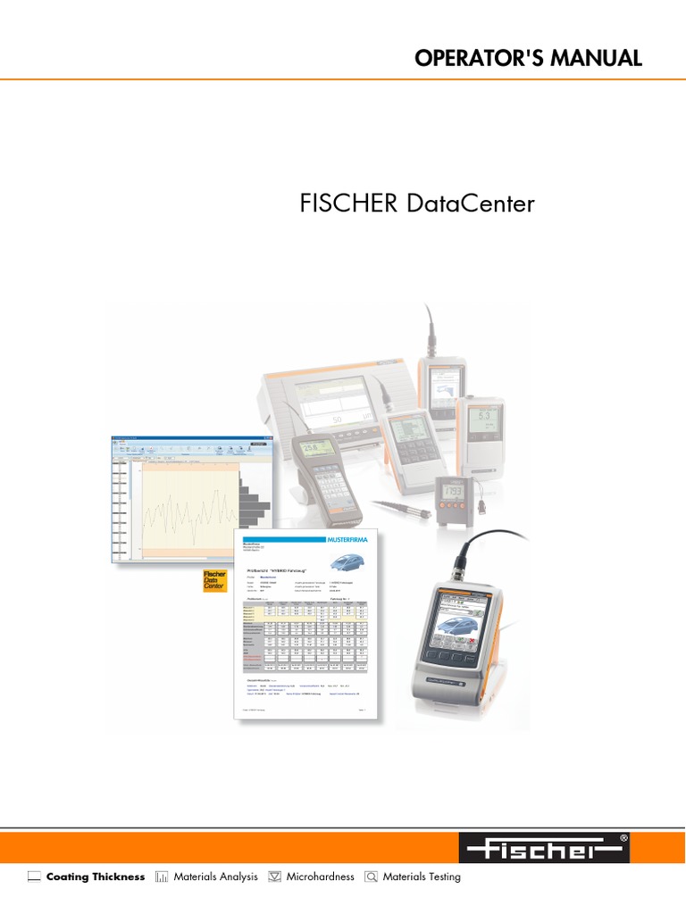 Fischer Datacenter: Operator'S Manual | PDF | Computer File | Data Center