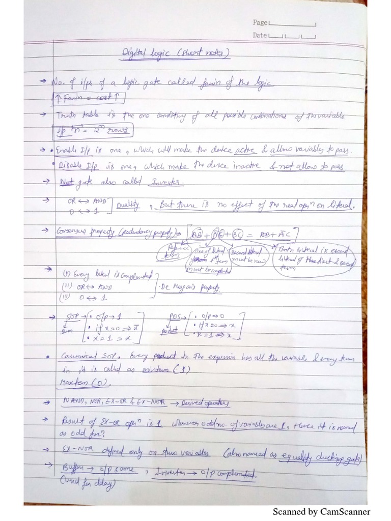 DLD Short Notes | PDF