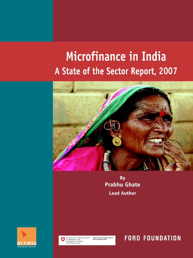 Microfinance in India A State of Sector Report - 2007 (En) | PDF ...
