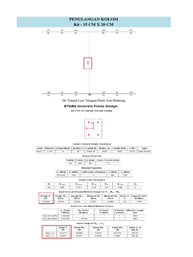 Kolom K6 | PDF | Teknologi & Rekayasa