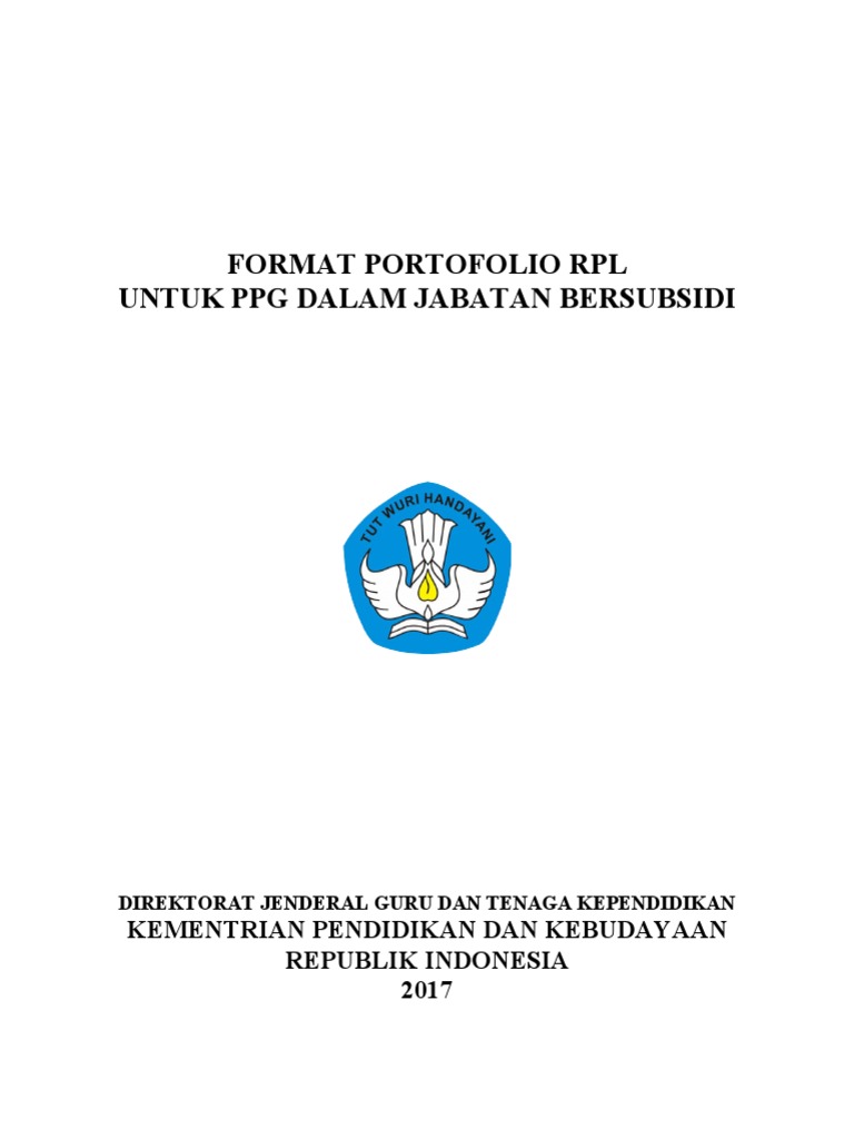 Portofolio RPL Untuk PPG Dalam Jabatan | PDF