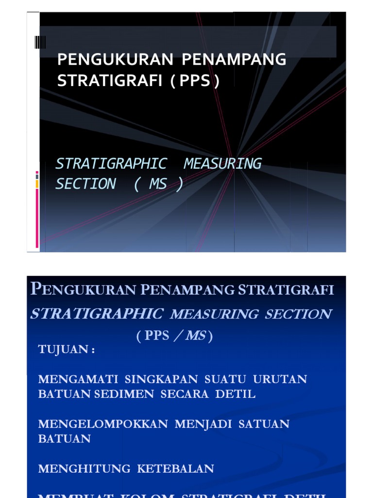 Pengukuran Stratigrafi dan Penampang Batuan | PDF