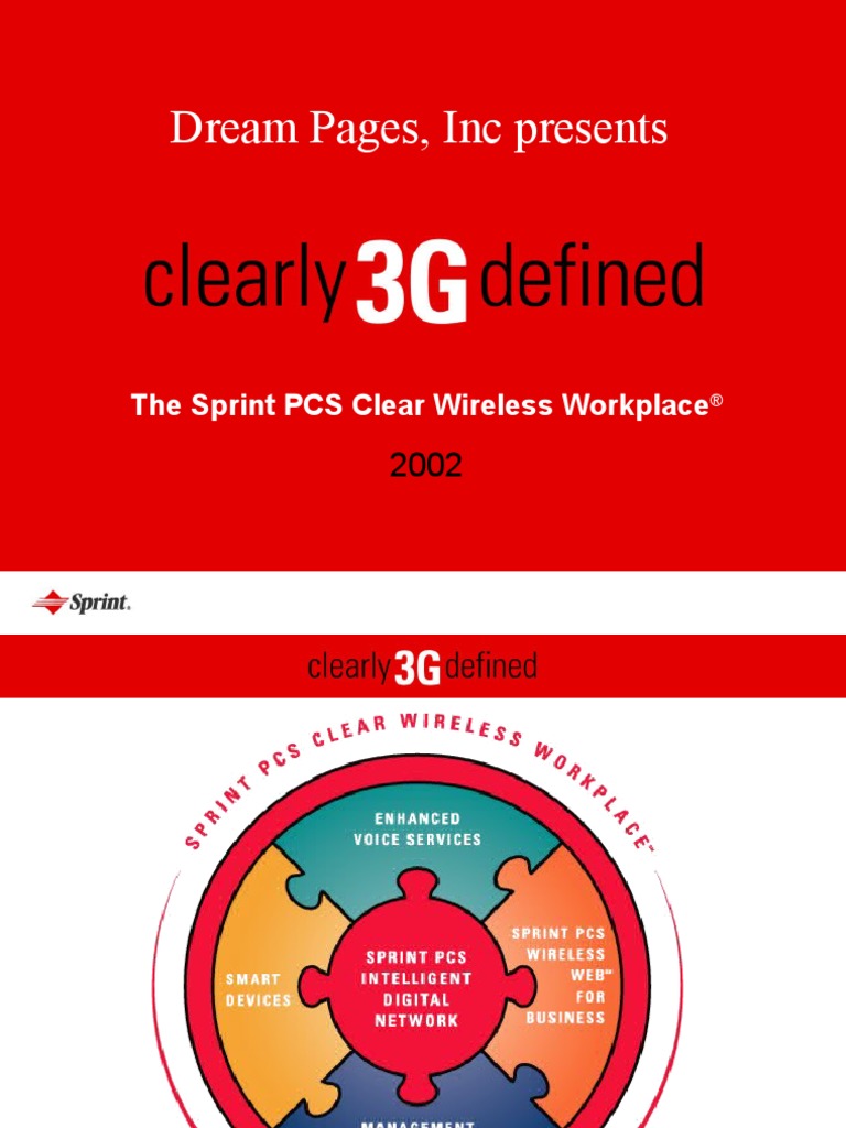 Dream Pages, Inc Presents: The Sprint PCS Clear Wireless Workplace ...