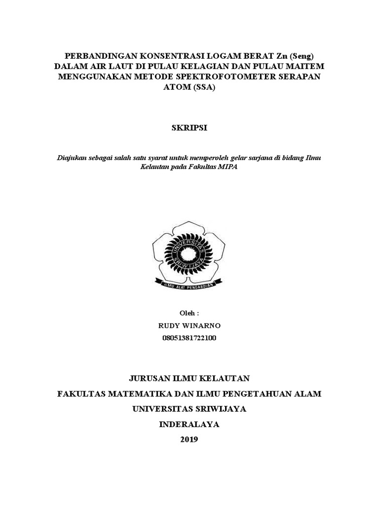 Cover Judul Skripsi | PDF