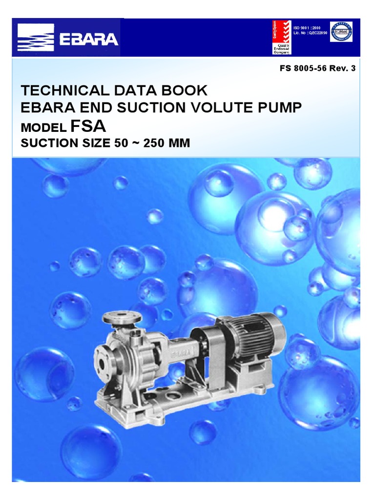 FSA Technical Databook | PDF | Pump | Bronze