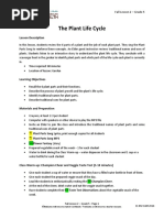 Multi Grade Semi-Detailed Lesson Plan | PDF | Plants | Leaf