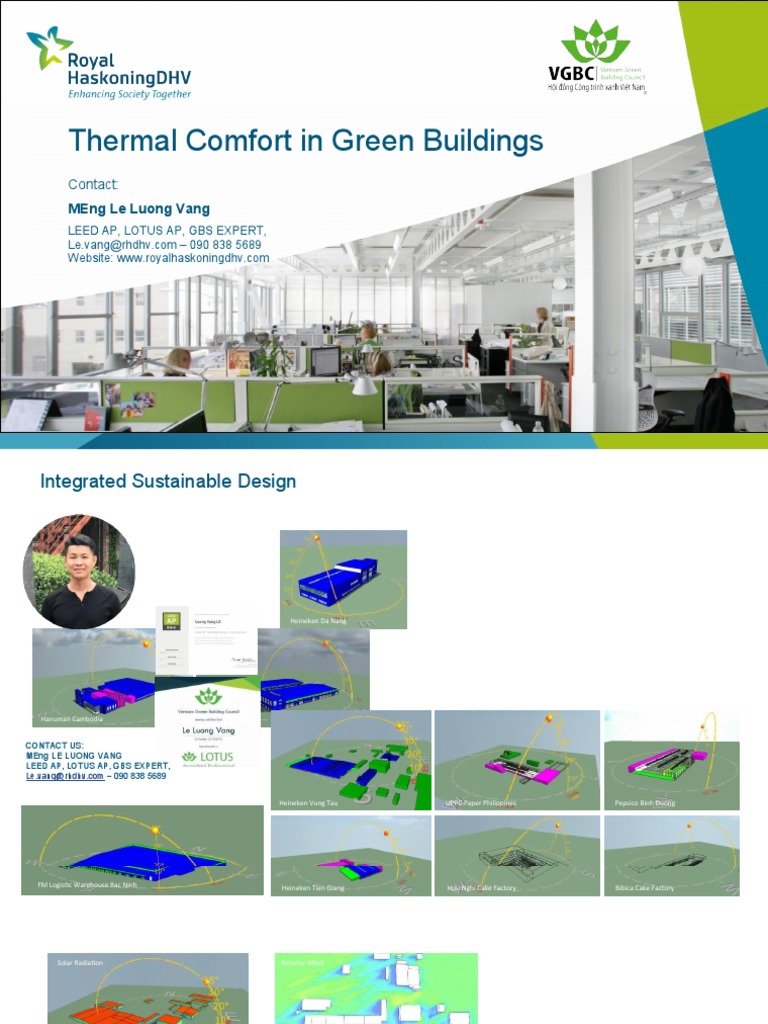 Thermal Comfort in Green Building | PDF | Thermodynamic Properties ...