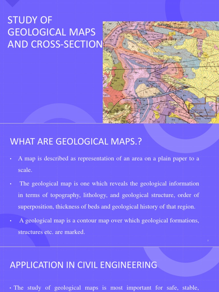 Geological Maps and Cross Section | PDF | Geology | Contour Line
