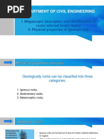 Iugs Classification | PDF | Igneous Rock | Rock (Geology)