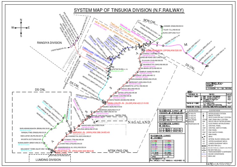 Railway Map: Tinsukia Division | PDF