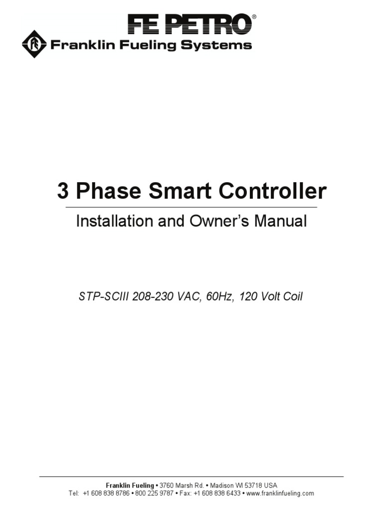 3 Phase Smart Controller - Installation and Owners Guide | PDF ...