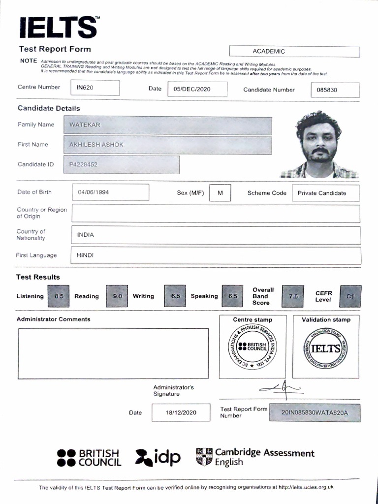 Ielts 1 | PDF | International English Language Testing System ...