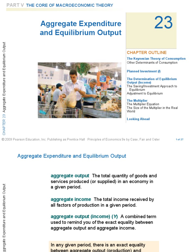 Aggregate Expenditure and Equilibrium Output: Chapter Outline | PDF ...