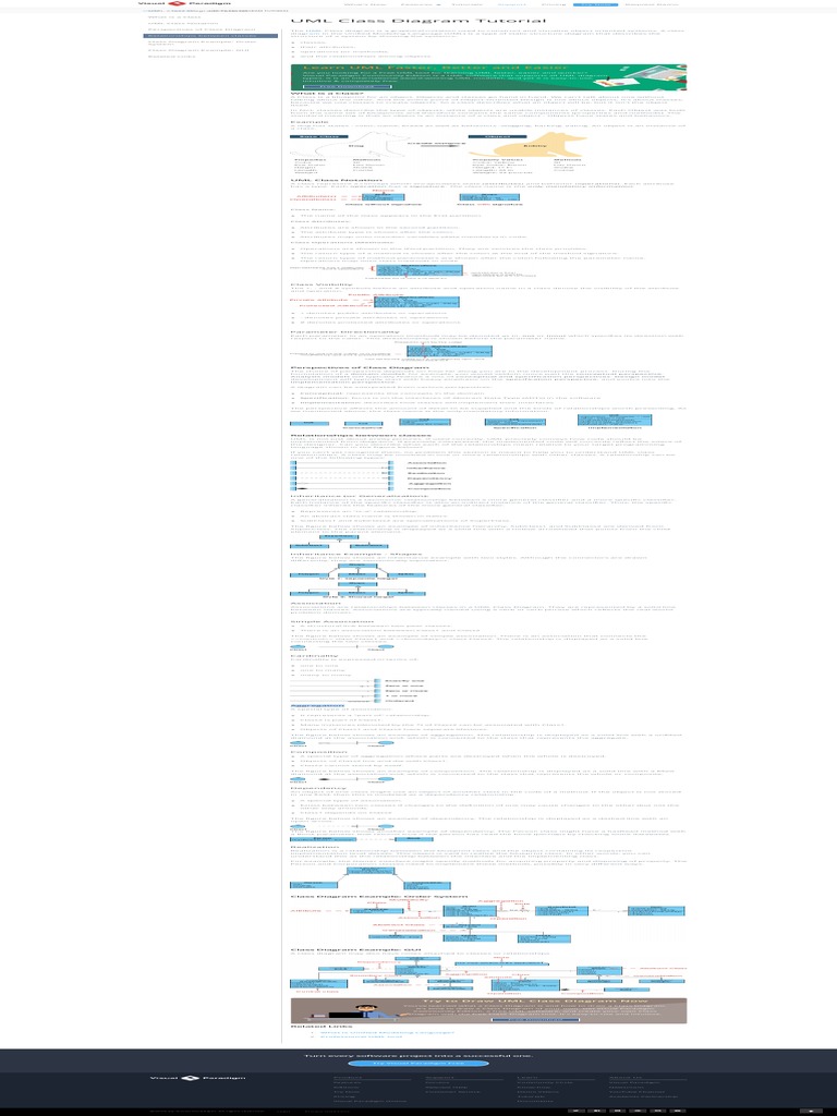 UML Class Diagram Tutorial: Learn UML Faster, Better and Easier ... UML Class Diagram Tutorial: Learn UML Faster, Better and Easier ...