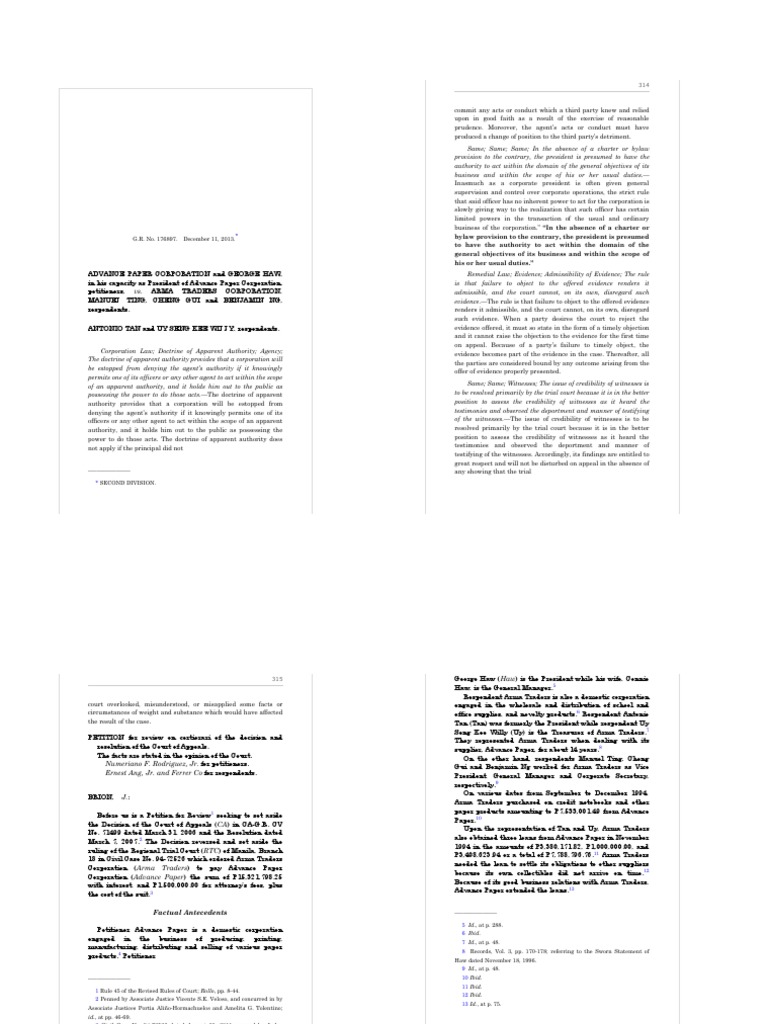 Advance Paper Corp Vs Arma Traders Corp | PDF | Business