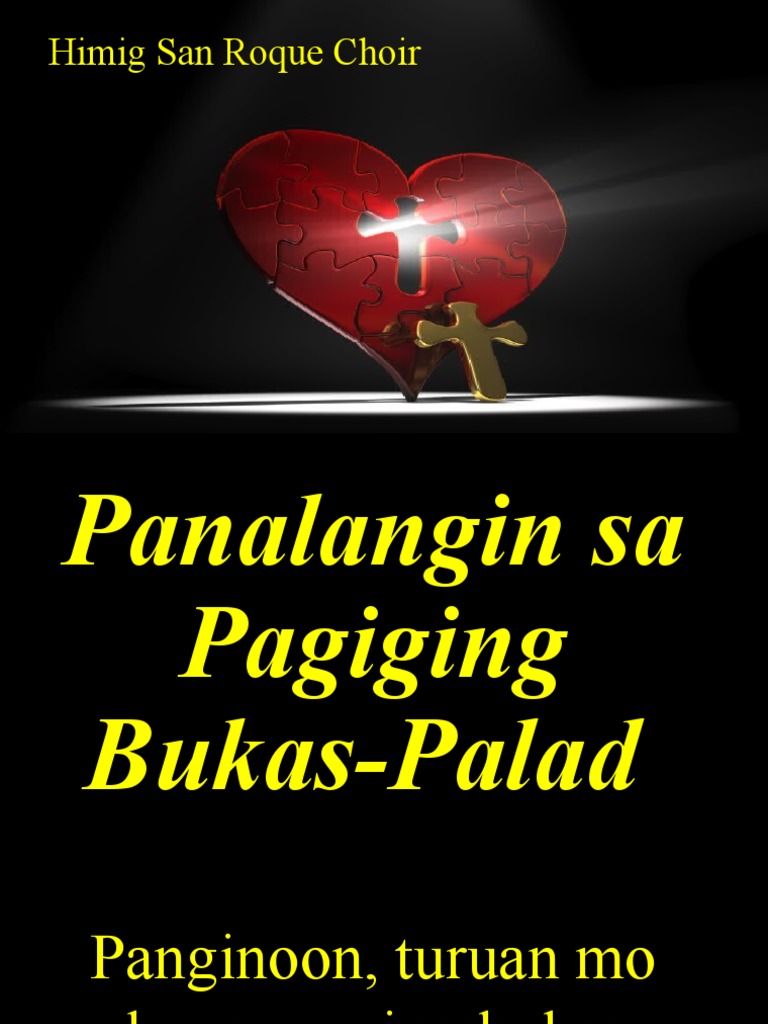 Panalangin Sa Pagiging Bukas-Palad | PDF