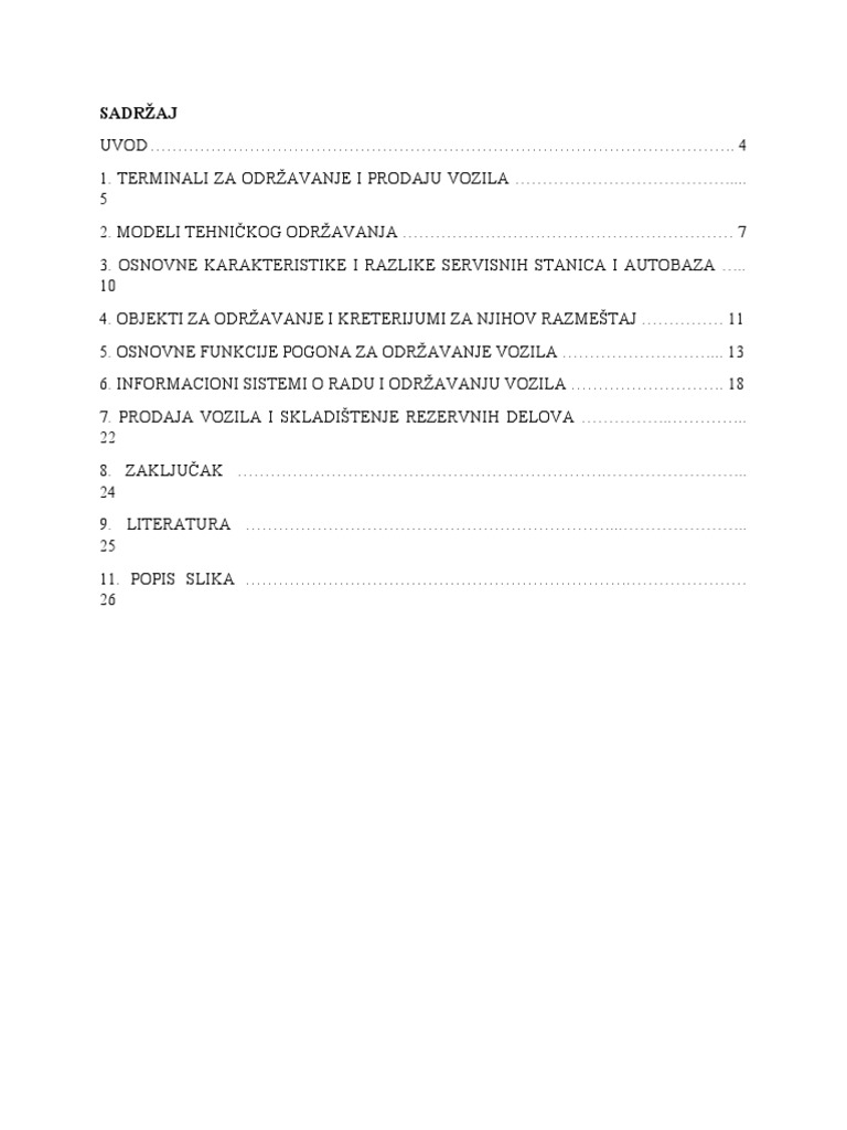 Terminali Za Održavanje I Prodaju Vozila SCB | PDF